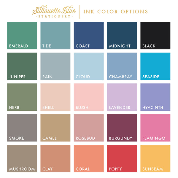 Blueprint Personalized Notepad - Silhouette Blue Stationery